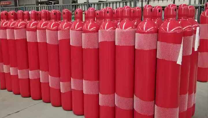 Iso9809-1 Fire Fighting Co2 Gas Cylinder 150 Bar Co2 Gas Tanks 45kg Tanks - Buy Fire Fighting ...