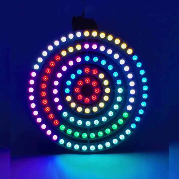 Customizable RGB Circle Pixel Light WS2812 SK6812 DIY