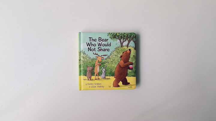 Factory custom kids board book The Bear Who Would Not Share story books ...