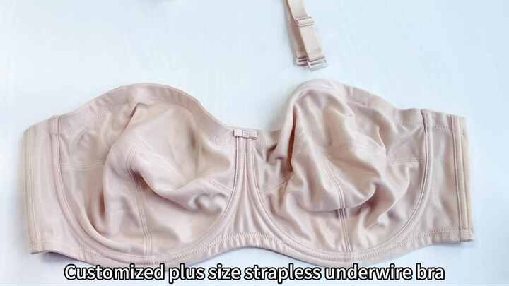 Factory Wholesale Custom Plus Size Flower Color Polyester Strapless ...