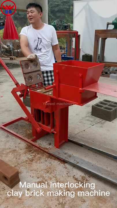customized mold interlock block mould clay hollow solid block brick ...