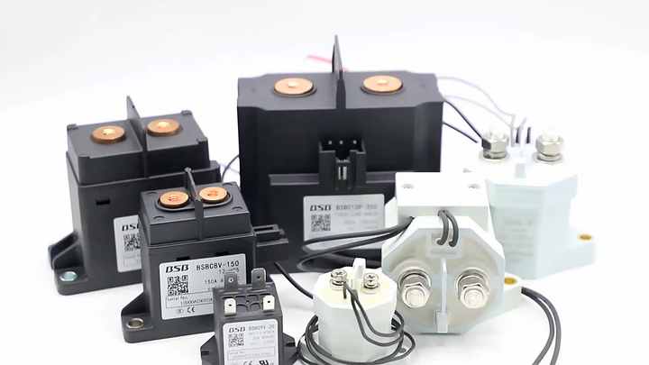 250A High Voltage Dc Contactor Relay with Epoxy Resin Seal for ev charging and energy storage ...