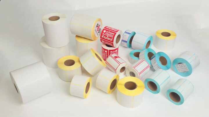 Strong Adhesive Express Barcode Label - Fan Fold Thermal