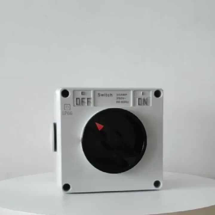 IP66 15a isolator switch waterproof isolator switch 3 phase 20a ...