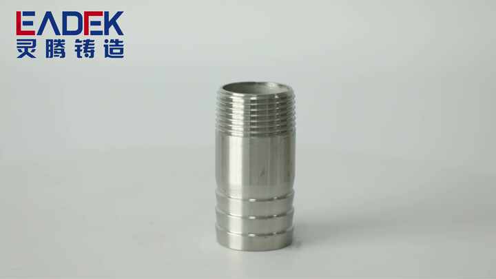 Stainless Steel JIS B2302 Pipe Fitting, Flexible Male Round Hose Nipple ...
