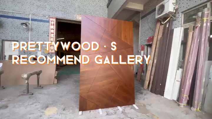 Prettywood Modern House Exterior Irregular Geometry Design Solid Wooden ...