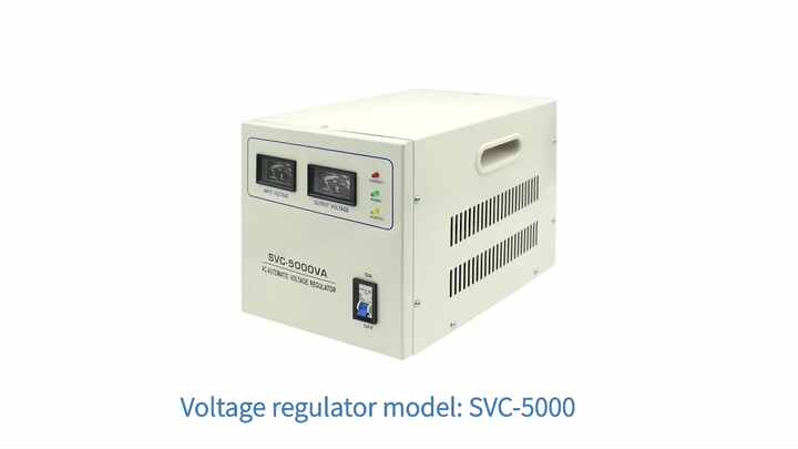SVC-5000VA Single Phase AC Automatic Voltage Stabilizer - 220V, 5000VA ...