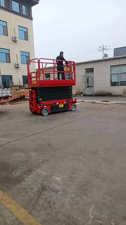 Fully electric hydraulic elevator Scissor type high-altitude work ...