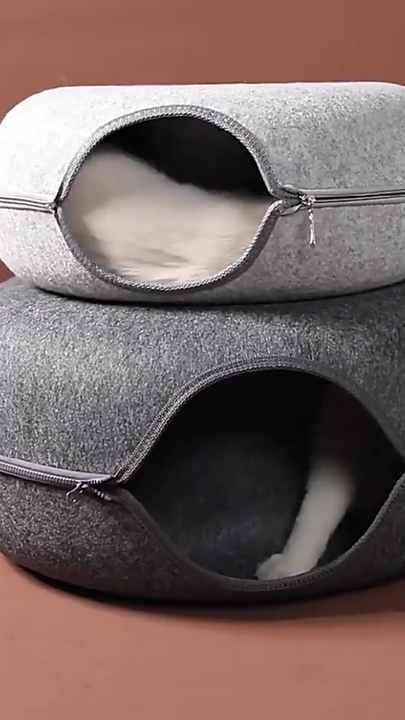 Wholesale New Cat Play Tunnel High Quality Breathable Durable Donut ...