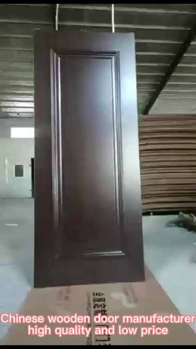 Modern Solid Wood Slab Waterproof Door Wooden Doors for House Villa ...