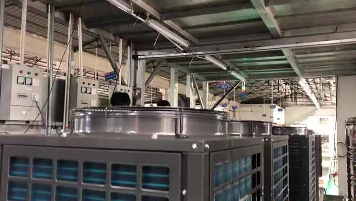 Low Ambient Temperature Air Source Heat Pump Heating Units Industrial ...