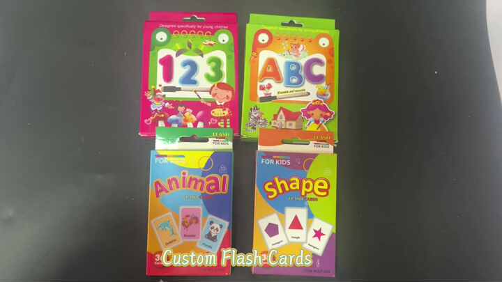 Writable&Erasable Flash Cards Educational Learning Cards Personalized ...