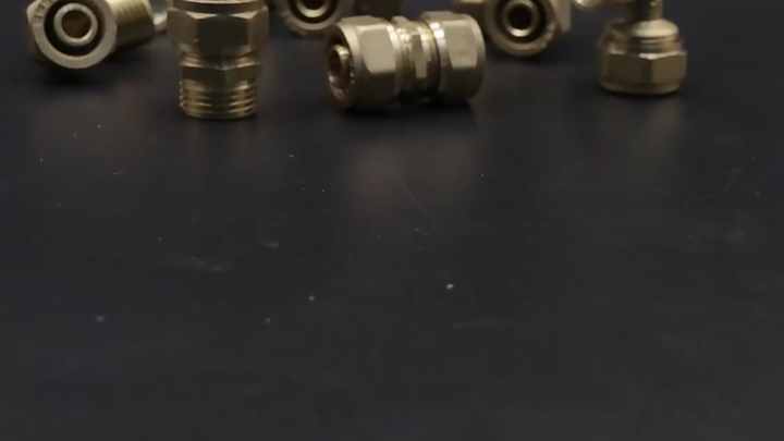 IFAN Factory PEX Fittings Brass 16-32MM PEX Compression Fitting Double Color Elbow PEX Fitting ...