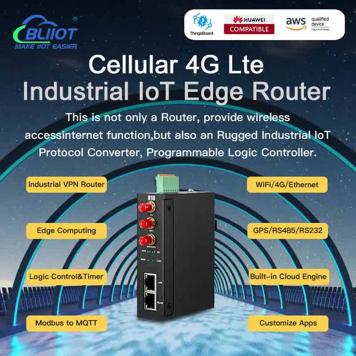 M2M MQTT MODBUS Industrial Cellular Router for River Monitoring and ...