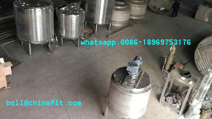 Sanitary Stainless Steel Syrup Storage Tanks - 1 Year Warranty