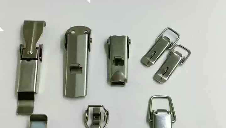 Steel Spring Loaded Small Butterfly Twist Latch and Keeper