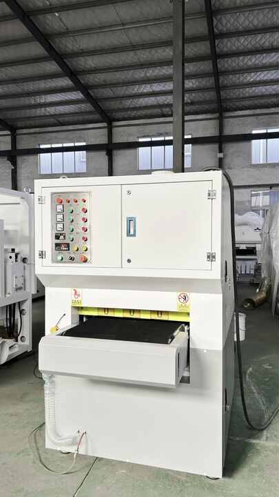 Industrial Wide Belt Sander - Deburring & Chamfering Machine