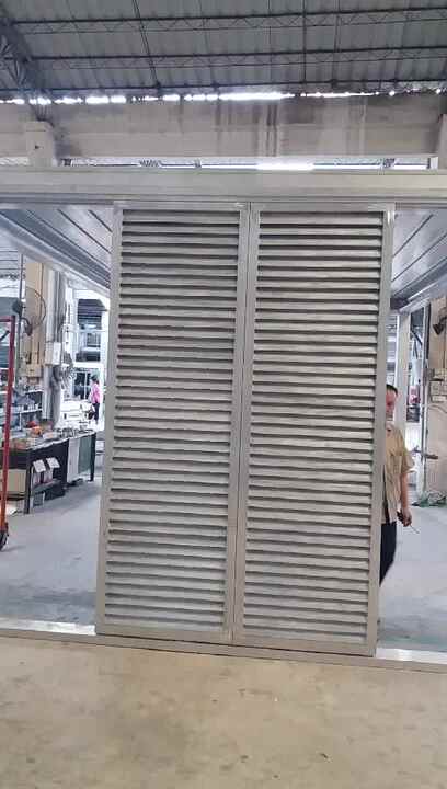Graphic Design Horizontal Rolling Shutters Louver Doors Elliptical ...