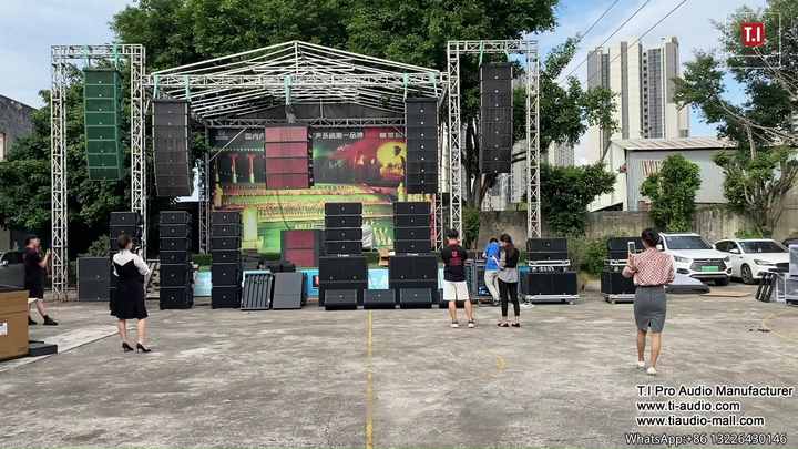 T.I Pro Audio LA-210 Dual 10 Inch Line Array System