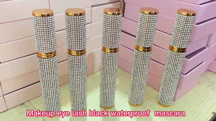 Long Lasting 5D Fiber Vegan Eyelash Extension Volumizing Lengthening ...