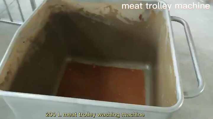 High Pressure Cleaner New Stainless Steel Automatic Meat Trolley ...