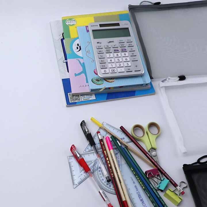 Customizable Mini Stationery Office A4 Folder - Nylon Mesh
