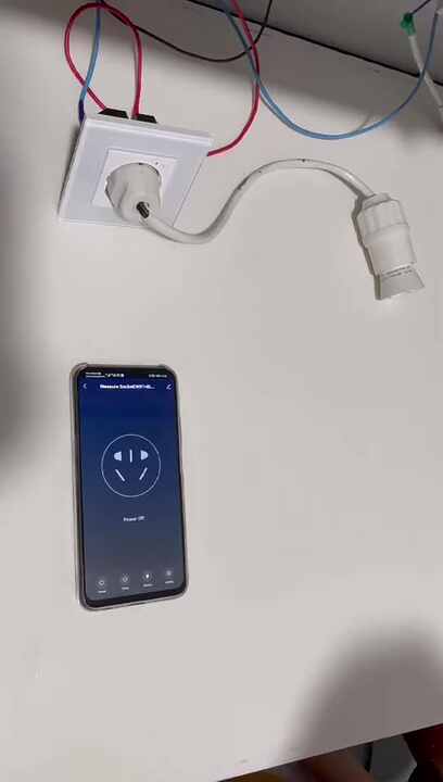 YIERYI Smart Socket EU Smart Life 16A Glass Panel Tuya Wifi Wall Socket ...