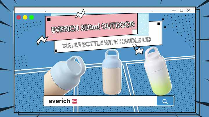 Everich ODM 350ml Kids Stainless Steel Metal Vacuum Insulated Flask ...