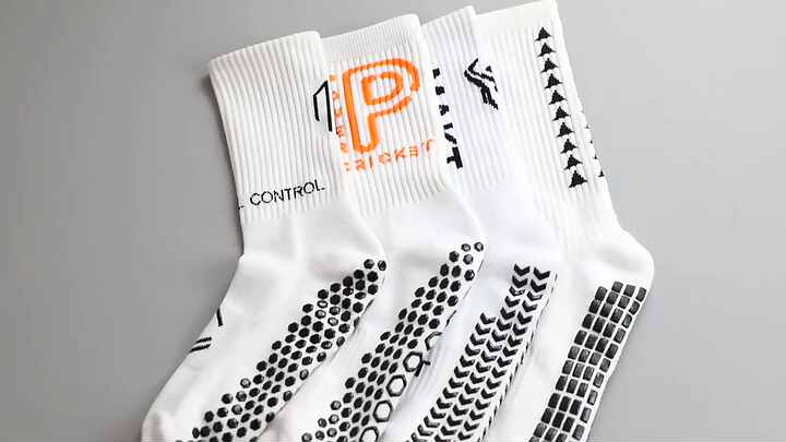 Free Sample Professional Custom Grip Socks Football Soccer Anti Slip ...