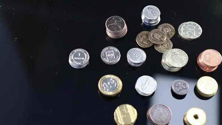 Custom Round Gold Silver Copper Metal Plated Brass Blank Coin Token ...