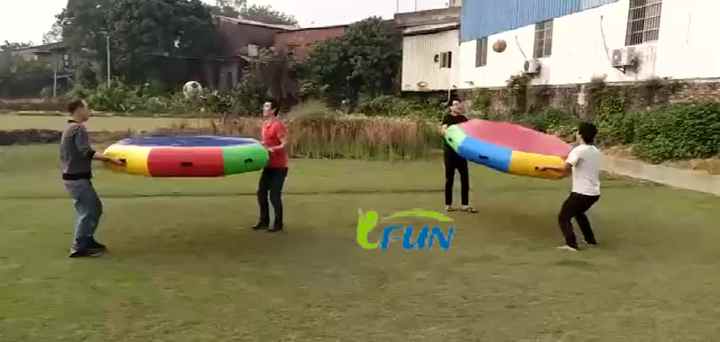 Inflatable Thunder Drum & Floating Ball for Team Building & Outdoor Games