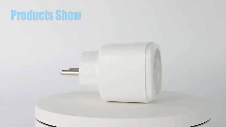 Tuya EU 220V 16A Smart Plug with Voice Control & Energy Monitoring