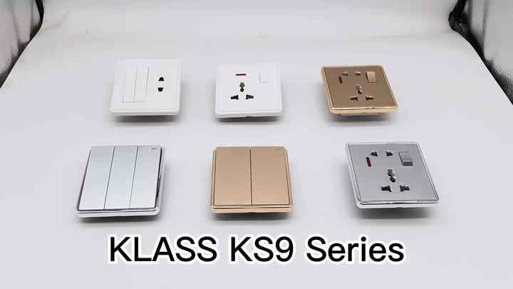 KLASS KS9 Series Luxury Modern Wall Switches - Customizable