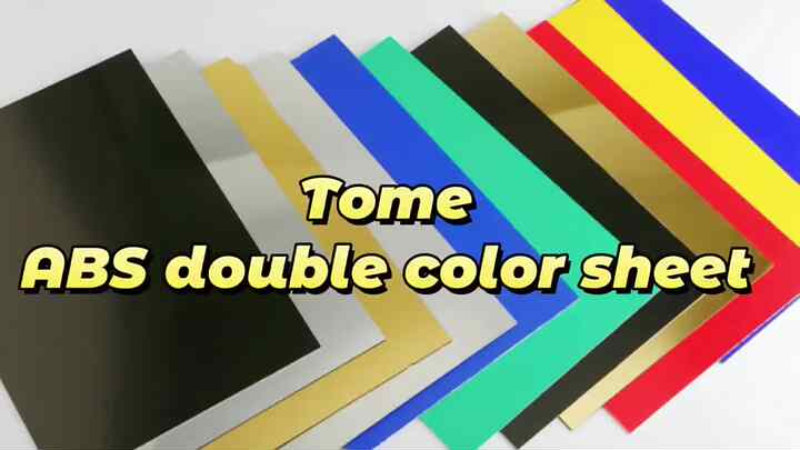 High Quality ABS Double Color Plastic Sheets for Advertising