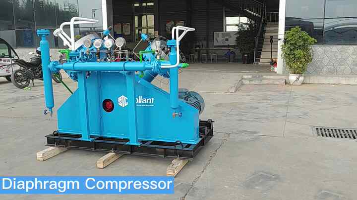 Sollant Diaphragm Compressor - High Pressure 3000 Psi