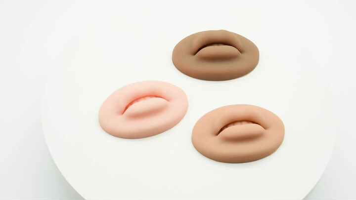 Open Mouth Lips Realistic 5D Lips Silicone Practice Skin Microblading ...