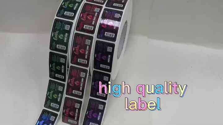 Food grade labels Nut sticker food label with matt finish roll sticker ...