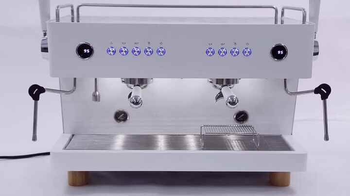 Gemilai CRM3243A Dual Boiler Espresso Machine - Commercial 58mm 2 Group ...