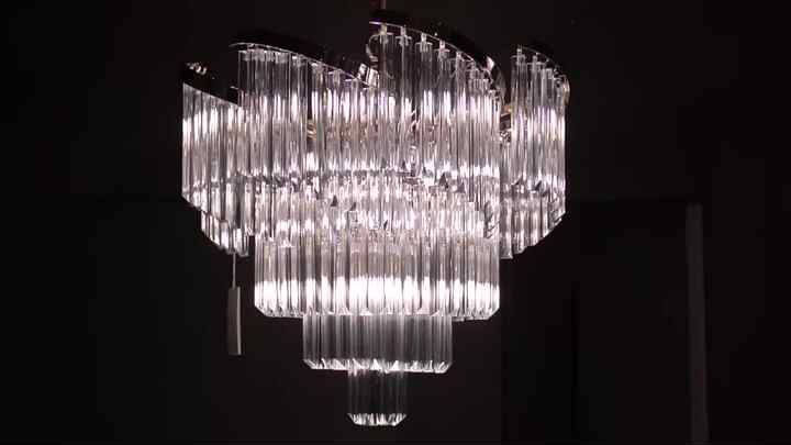 Modern Art Crystal Light Elegant Design Villa Hotel Lobby Stairwell ...