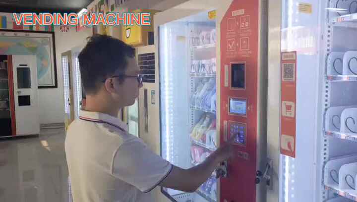 Glass Return Vending Machine Terminal Bag Snack Beauty Pos Vending Machine