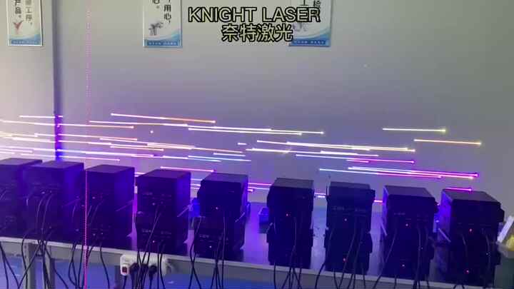 1W RGB Machine Stage Disco Animation Full Color Laser Lighting DJ Stage ...