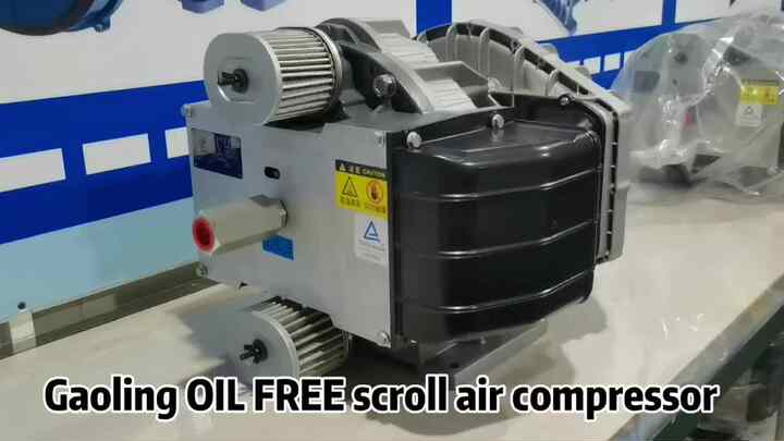3.7 KW 5HP Silent High Precision oil-free scroll Vehicle Air compressor ...