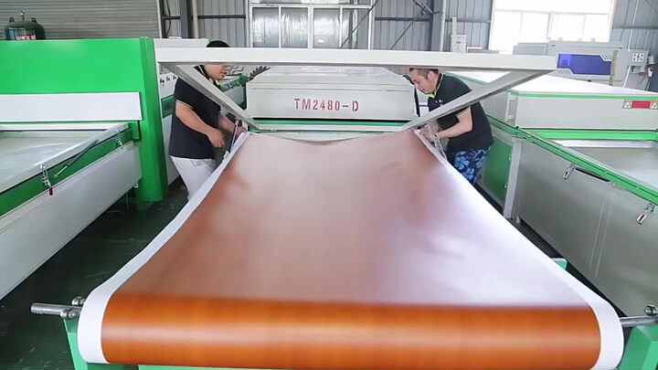 Hot Press Machine PVC Vacuum Press Membrane Wood Laminating Machine for ...