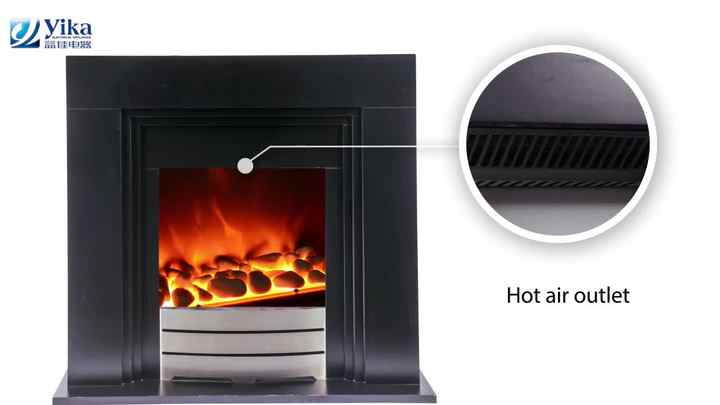 MDF Floating 220V Electric Fireplace Stoves - Estufa Flotante