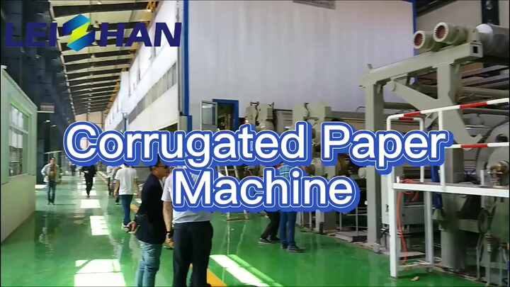 Waste Carton Box Recycling Equipment - Corrugated Paper Making Machine