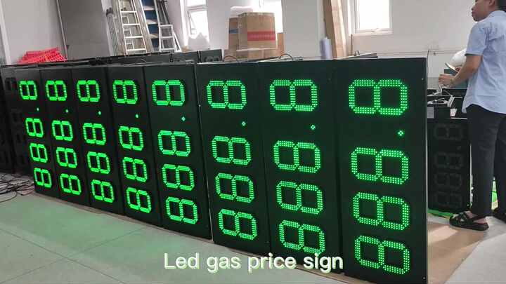 Gas Station Petrol Price LED Display Board for Outdoor Display
