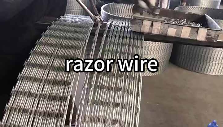 Factory Direct Sale Double Cross Flat BTO22 Galvanized Plate Razor ...