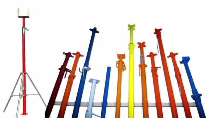 Types of Used Construction Formwork Telescopic Steel Iron Props Jack 4 ...