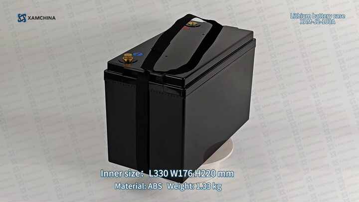 12V 100Ah Lithium Ion Lifepo4 Battery Box - Rechargeable, ABS Case for ...