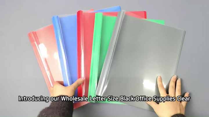 Custom 3 Prongs Presentation Binder - Clear Front Covers